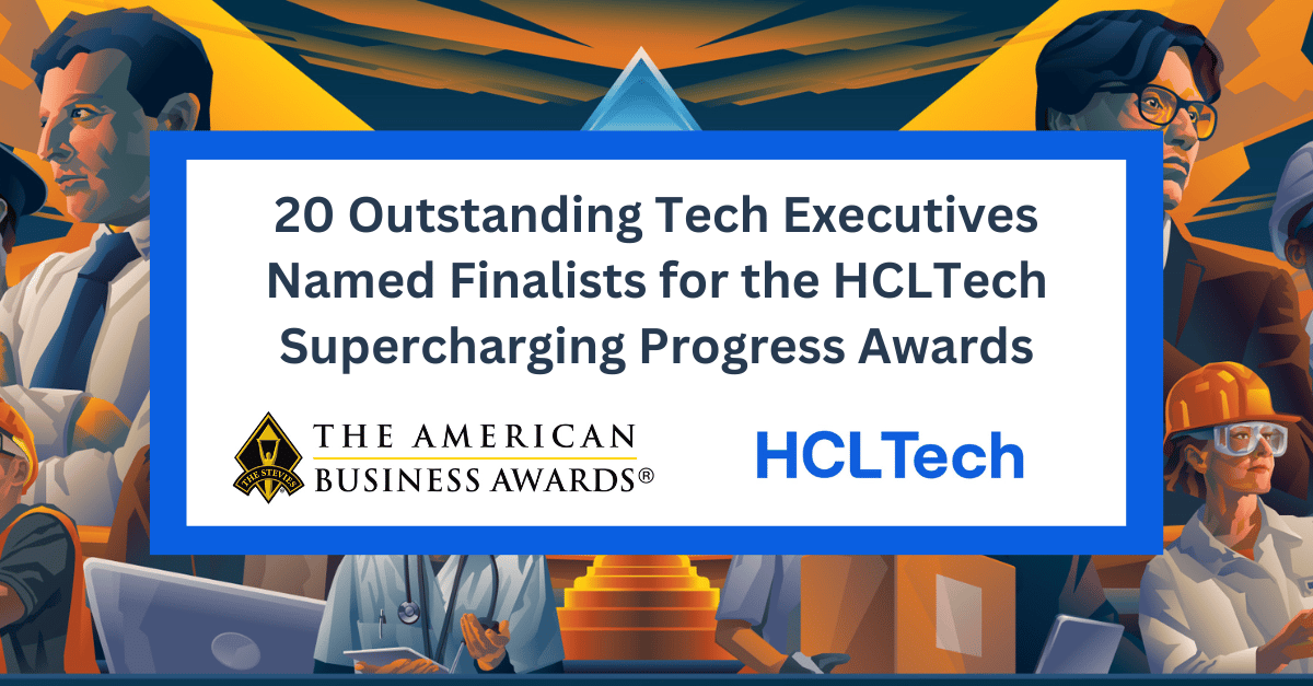 Twenty Outstanding Tech Executives Named Finalists for the HCLTech ...