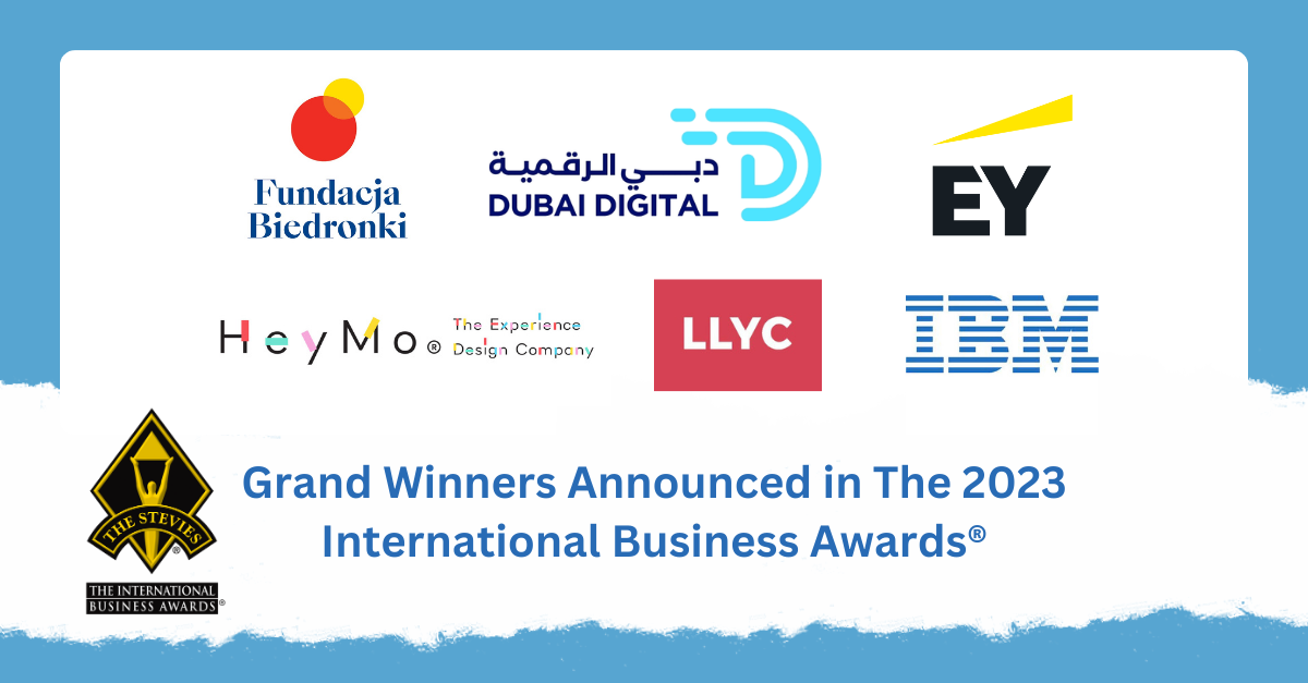 Grand Stevie® Winners Announced in 20th International Business Awards®