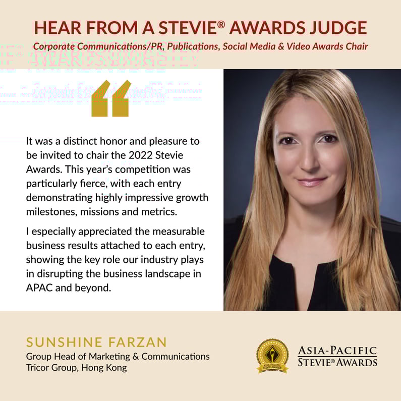 Apply to Judge in the 2023 Stevie® Awards Programs