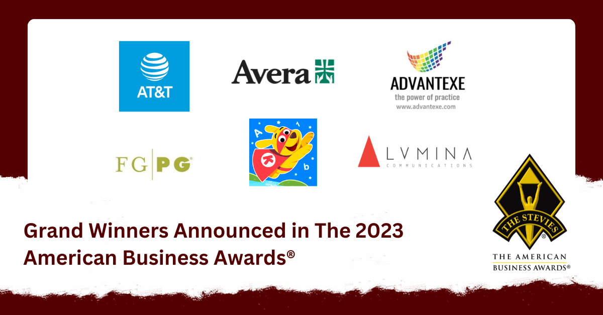 Grand Stevie Award Winners Announced in 2023 American Business Awards®