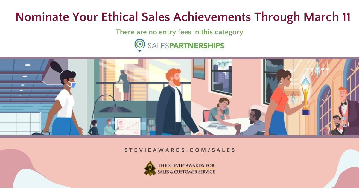 Deadline for Nominations for the Ethics in Sales Award Extended to March 11
